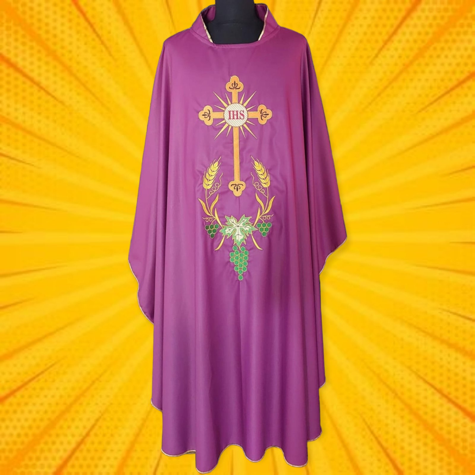 Kasula Bordir Imam Warna Ungu – Toko Rohani-Arnie Collection