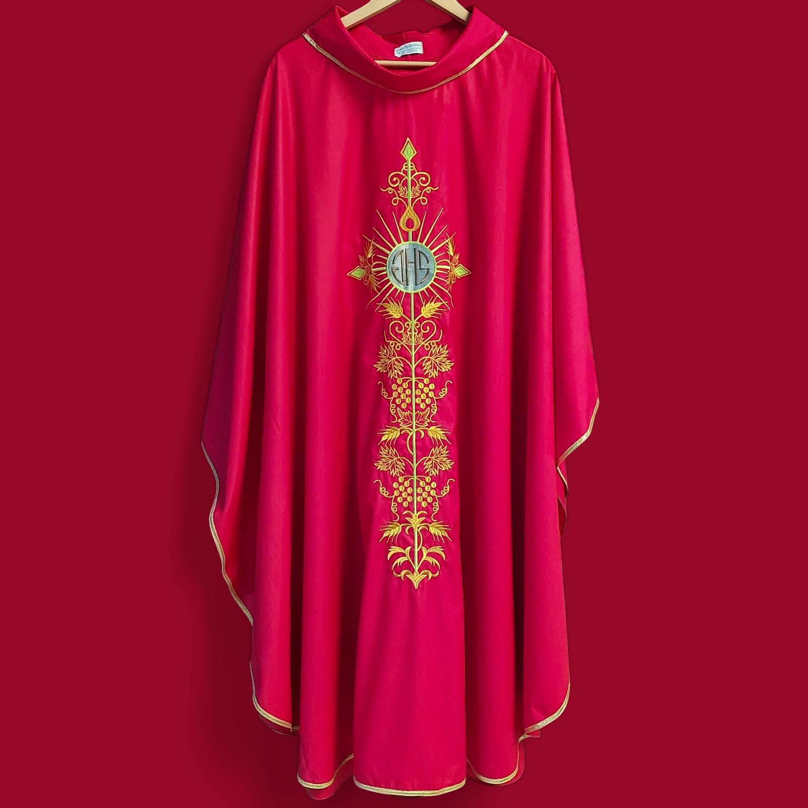 Kasula Merah Imam Katolik – Toko Rohani-Arnie Collection