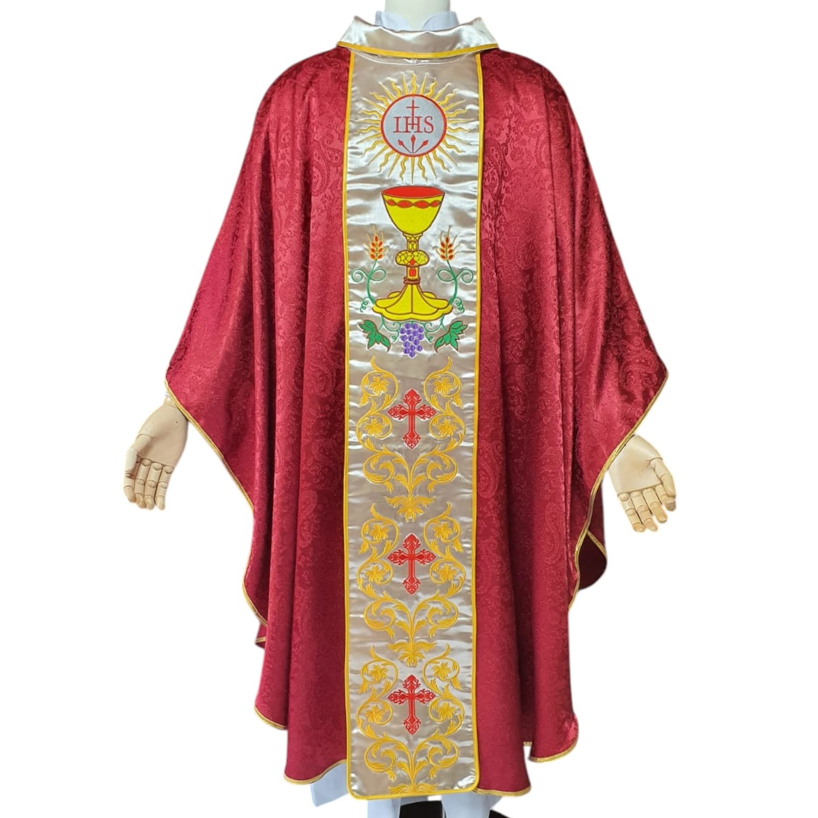 Kasula Imam Warna Merah – Premium – Toko Rohani-Arnie Collection